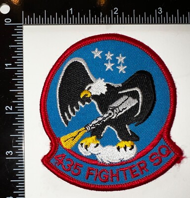 USAF 435th Fighter Squadron Black Eagles Patch | eBay