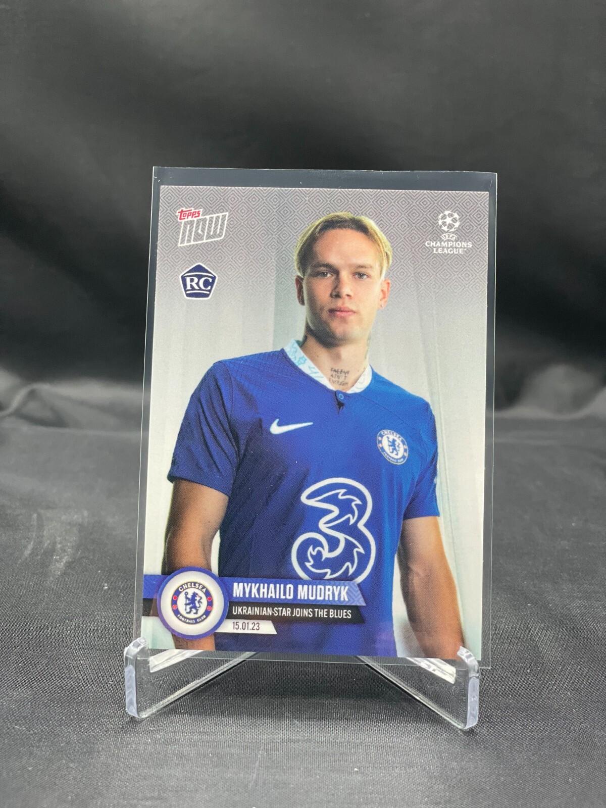 2022-23 Topps NOW #71 MYKHAILO MUDRYK RC - Rookie Signs for Chelsea *In ...