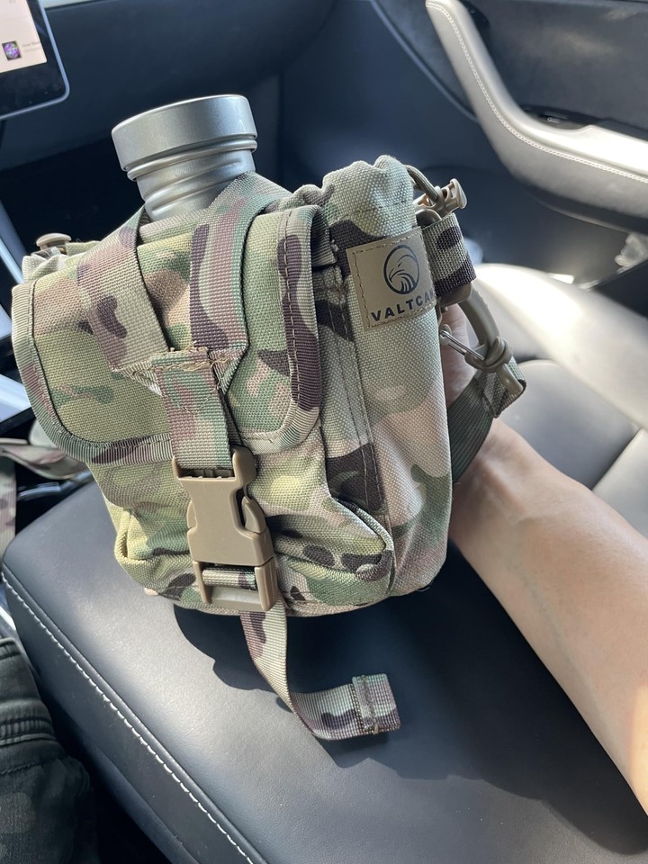 Titanium Canteen Mess Kit 1100ml 37oz Capacity With 750ml And 400ml ...