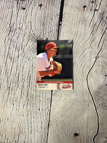 Zack Cox 2012 Multi Ad Memphis Redbirds Team Set Card #2 Louisville KY ...