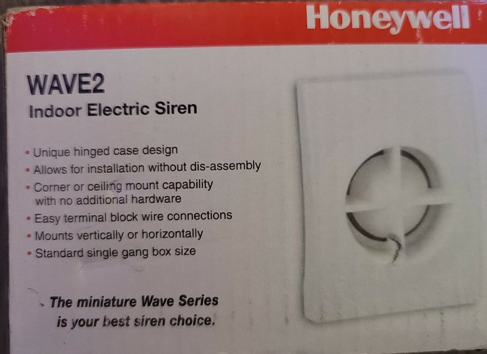 NEW HONEYWELL WAVE2 Indoor Electric Siren | eBay