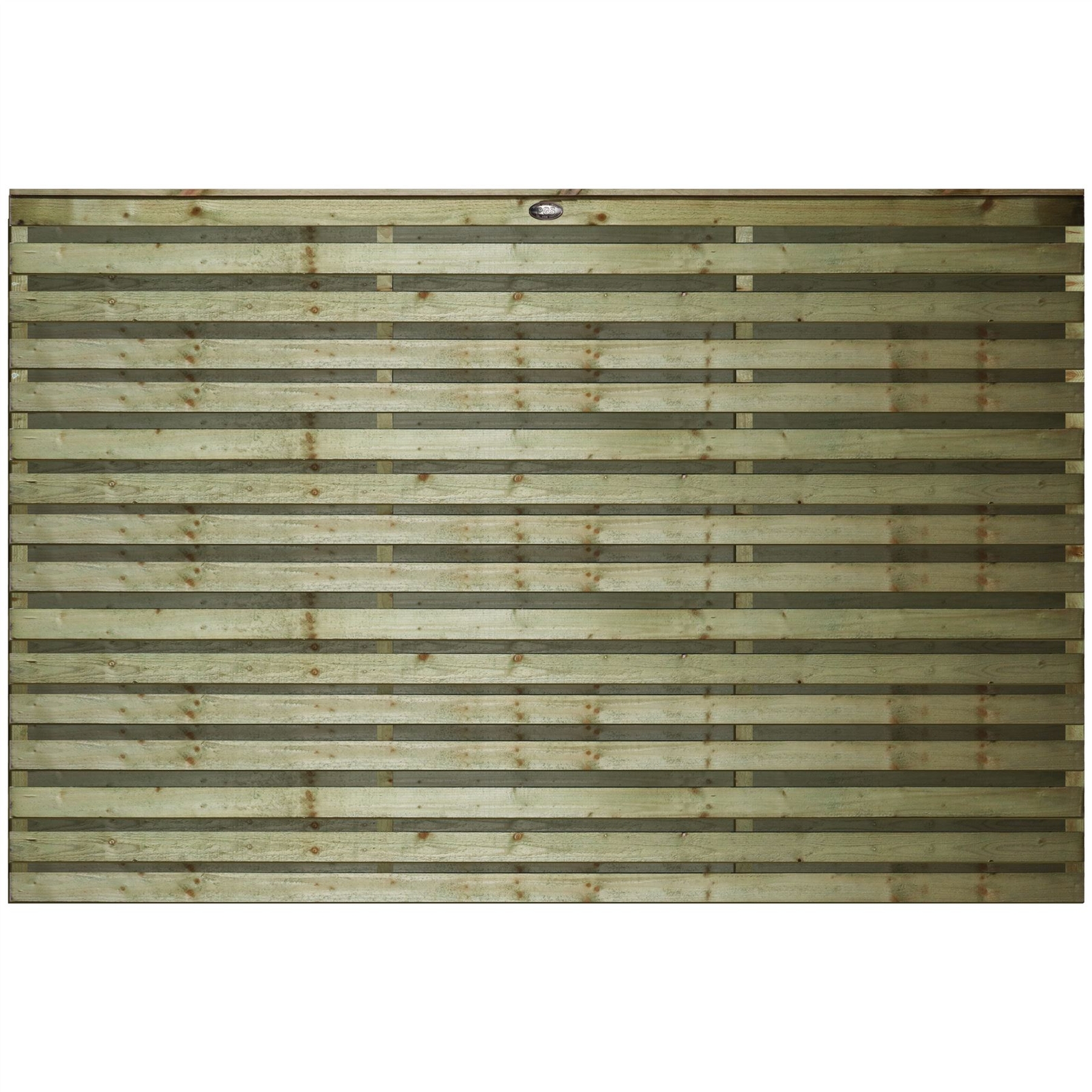 Contemporary Roma Double Slatted Fence Panel 6ft x 4ft (183 x 120cm) | eBay
