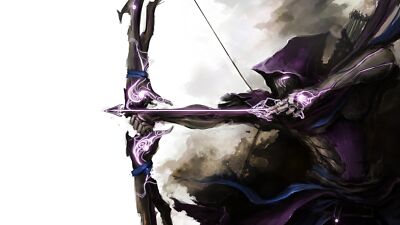 Anime bow weapon hawkeye avengers magic photoshop Custom Gaming Mat ...