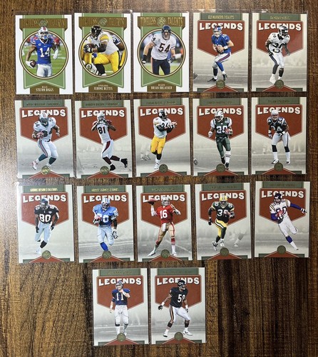 2022 Panini Legacy Football 26 Card Insert Lot Legends Timeless Talents ...