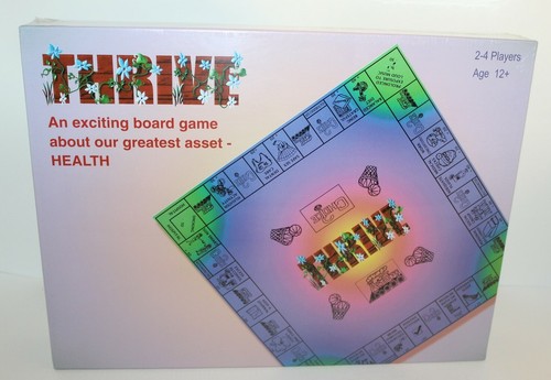 Thrive Board Game About Our Greatest Asset Health Brand New Sealed 2-4 ...