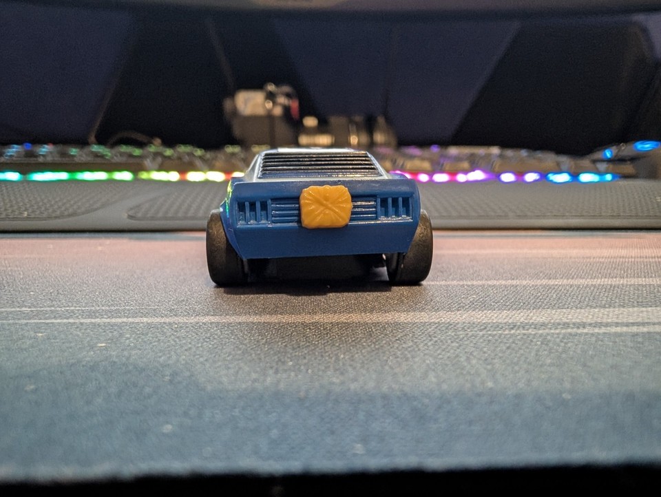 TYCO Mustang Blue #8 HO Slot Car HP-7 Chassis Hong Kong Non Lighted 82 ...