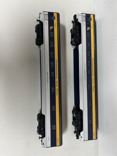 Williams Trains O-Scale C&O 2-Car Streamline Passenger Car Add On ...