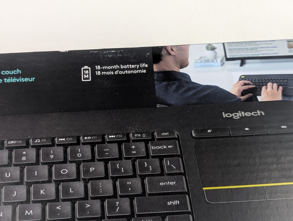 Logitech Media K400 Plus Keyboard RF Wireless for Windows , ChromeOS ...