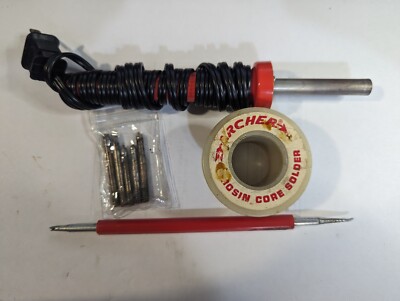 Weller SP23 Vintage Soldering Iron 25 Watt 120V and Archer Solder Lot ...