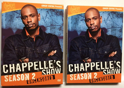 Chappelle's Show: Season 2 Two (DVD,2004,Unrated,3-Disc Set) Dave,w ...
