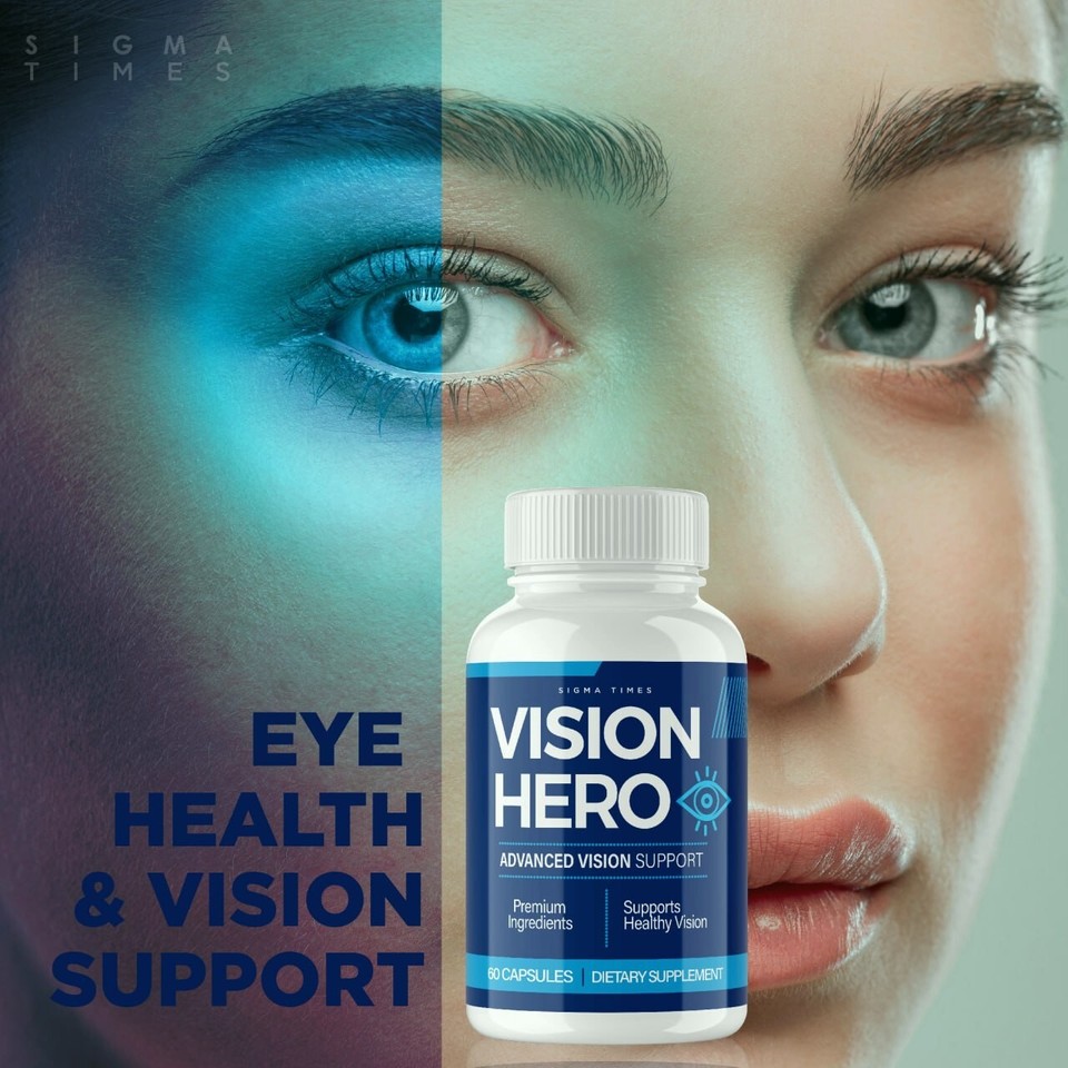 (Official 2 Pack) Vision Hero Eye Supplement, VisionHero Pills Healthy ...