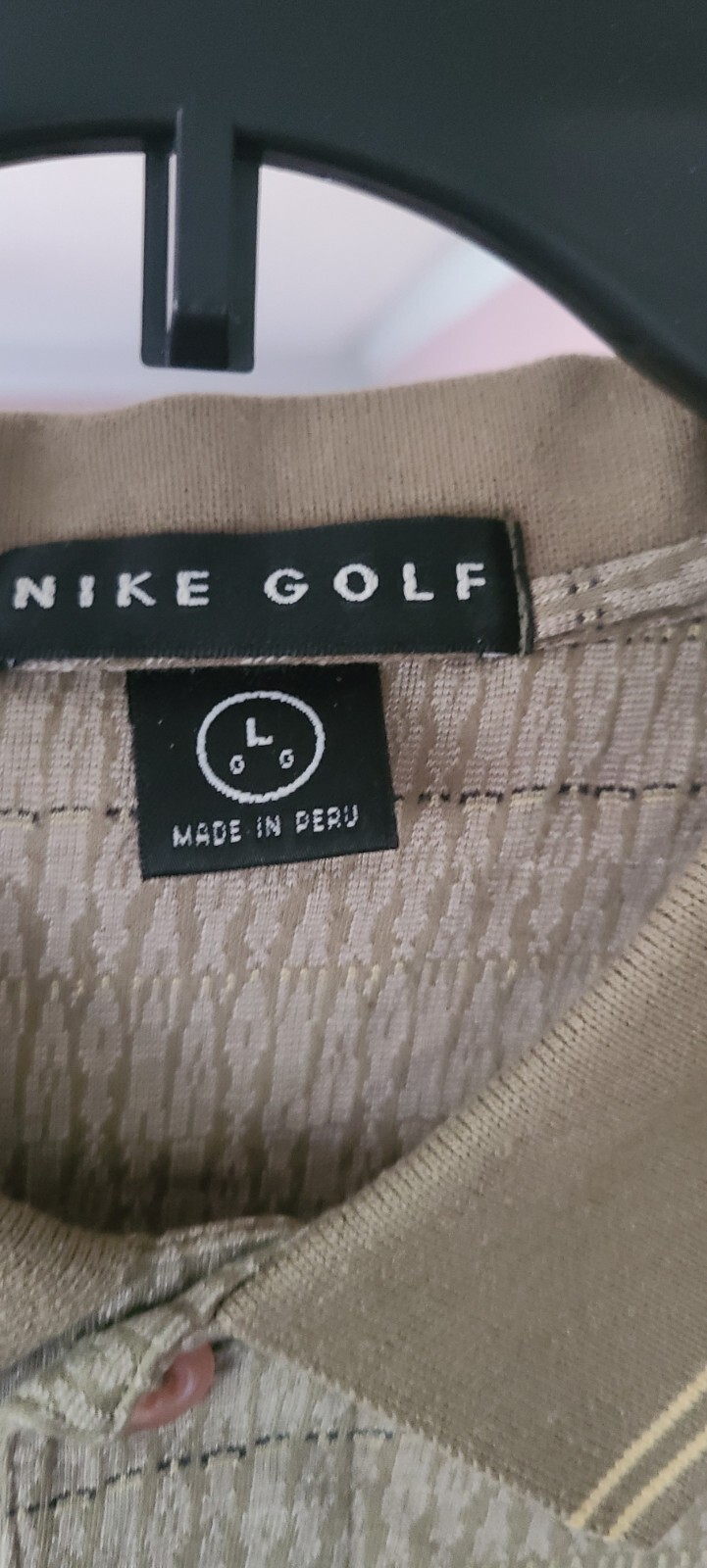 Nike Golf Polo Shirt Size Large Rn# 56323 Ca# 05553 3 Button Pullover ...