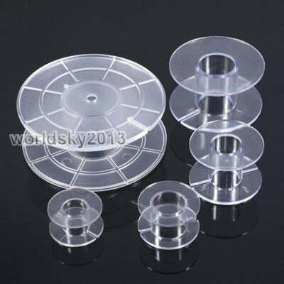 2PCS Plastic Round Bobbin Wire Coil Frame Skeleton DIY Inductor Winding ...