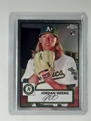 Jordan Weems 2021 Topps Chrome Platinum Anniversary - #139 RC | eBay