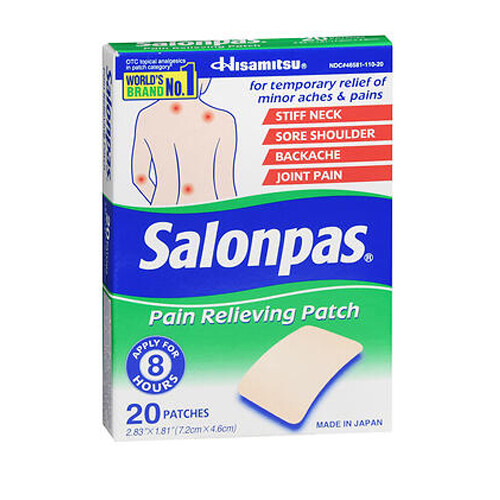 Salonpas Pain Relieving Patches 20 Each By Salonpas 346581110203 | eBay