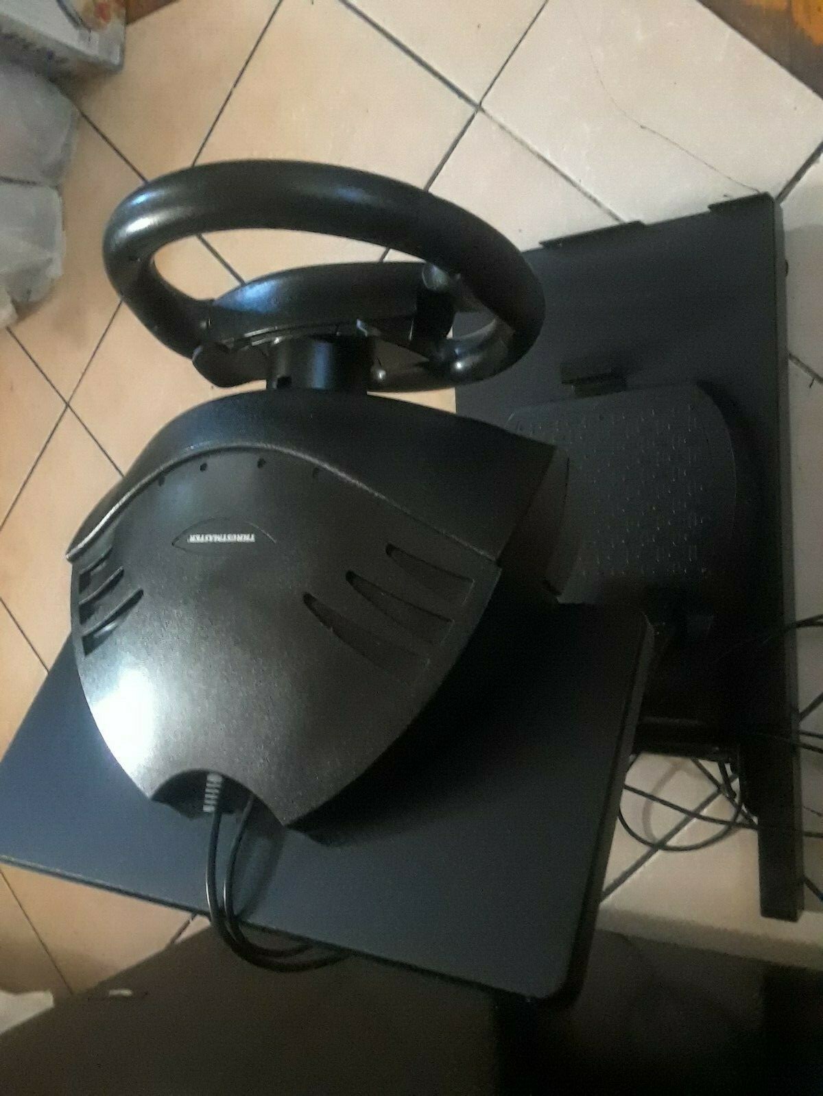 ThrustMaster T80 PS3/PS4 Racing Steering Wheel,Pedals & Stand GREAT ...
