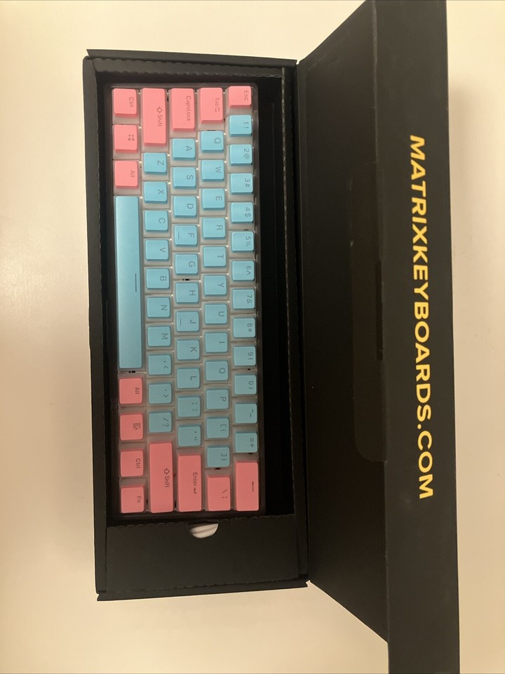 Clix X Matrix Cotton Candy Keyboard Speed Silver Switch’s | eBay