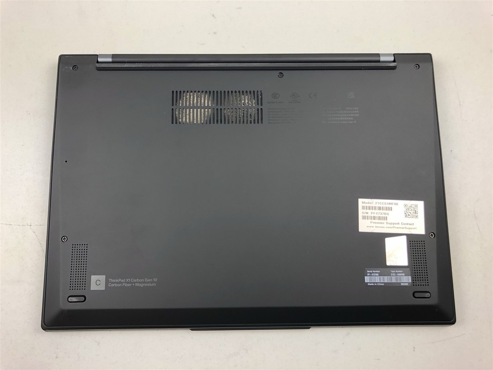 Lenovo ThinkPad X1 Carbon 10: Intel Core i7-1270P 2.2GHz - 32GB - 512GB ...