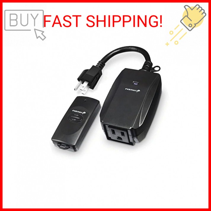 Fosmon WavePoint Wireless Remote Control Outdoor Electrical Outlet ...