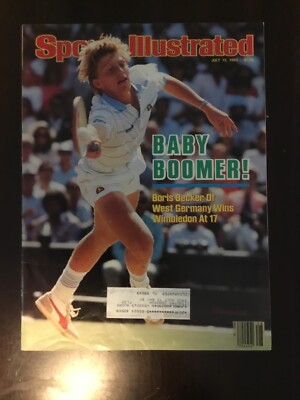 Sports Illustrated Magazine Boris Becker Cover July 15, 1985 | eBay