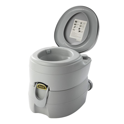 Camping Toilet 5.3 Gallon Portable Toilet Triple Flush Indoor Outdoor ...