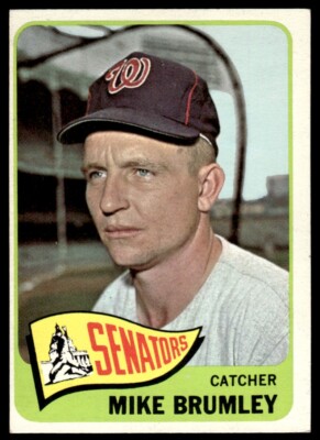 1965 Topps Mike Brumley * Washington Senators #523 | eBay