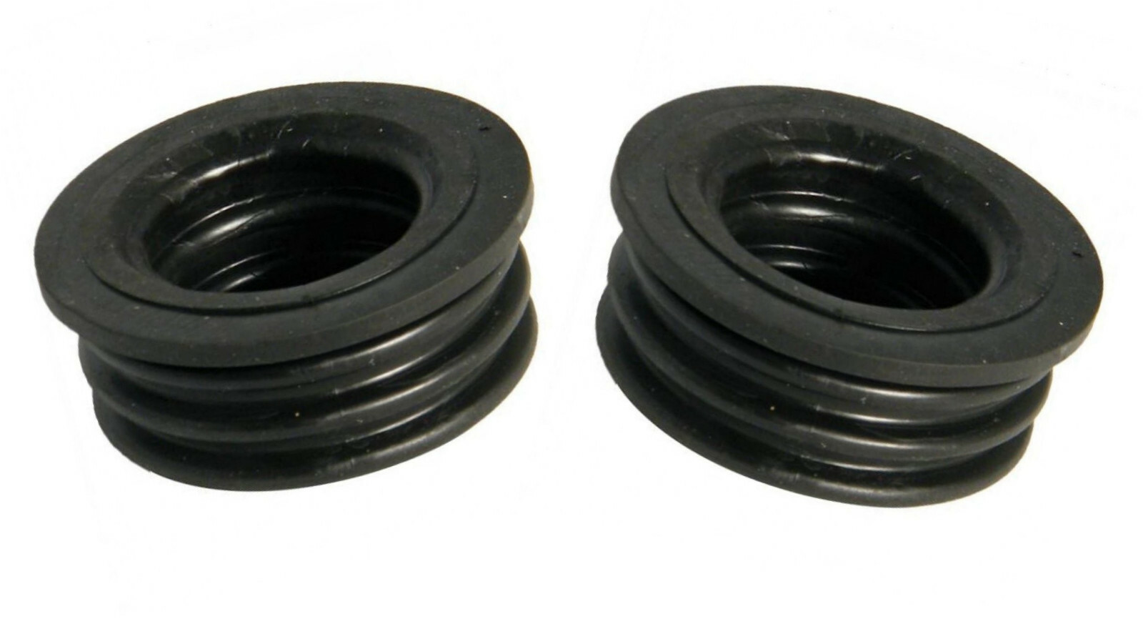 2 x 40mm Rubber Boss Reducers for 1.5" Waste Pipe to 62mm Soil Pipe ...