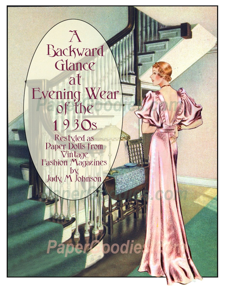 Judy Johnson Paper Dolls Miss Lang Secretary [Retro Magazine Paper