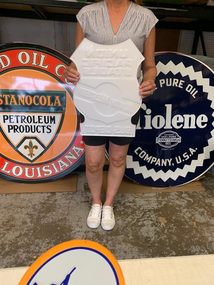 Antique Vintage Old Style Sign Union Pacific Bus Made in USA | eBay