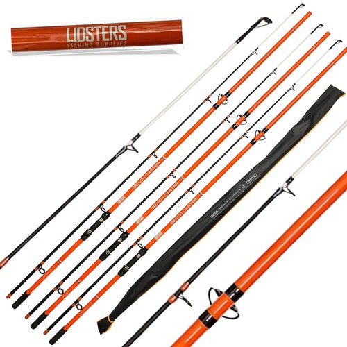 3 x Lidsters Fishing Beachcaster Sea Beach Pier Fishing Rod 12ft 2pc ...
