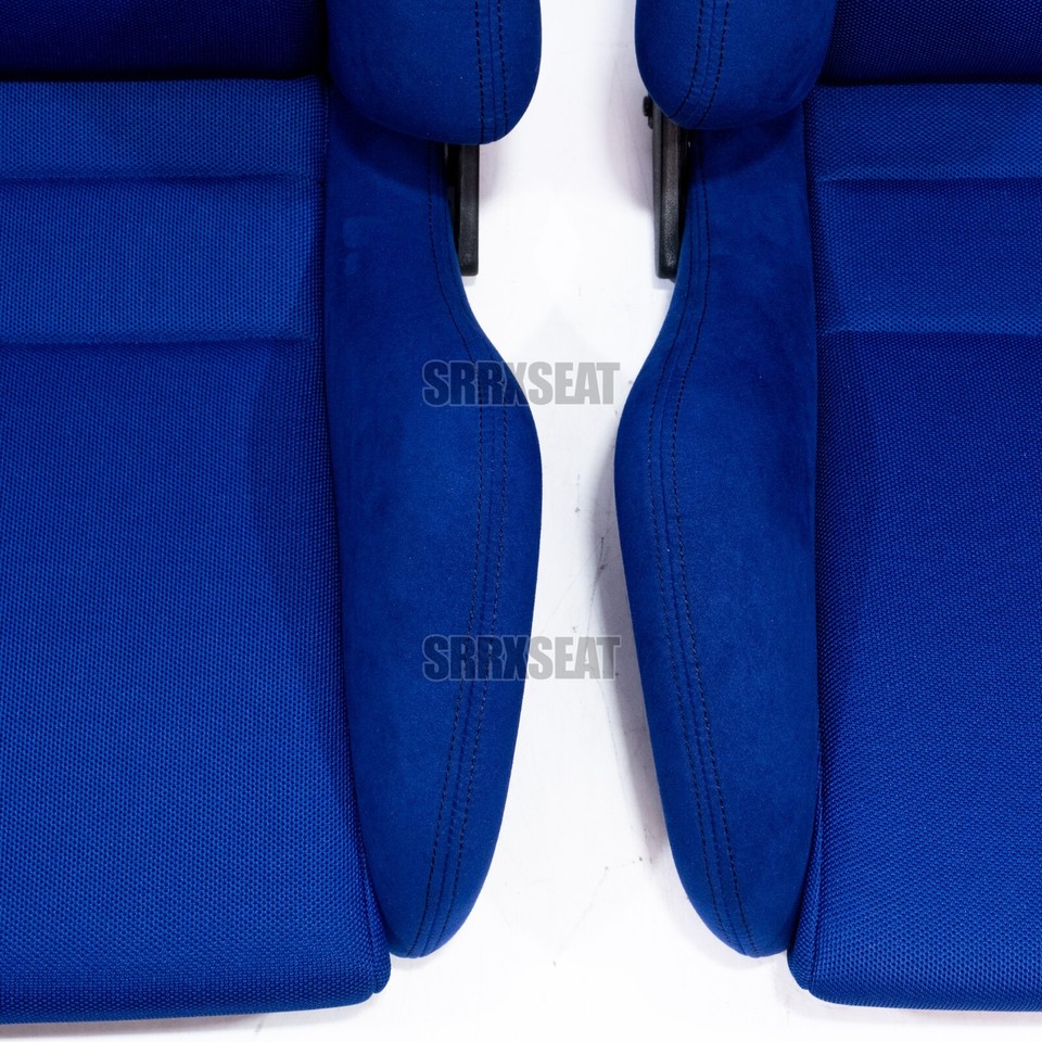Authentic RECARO SR4 Integra DC5 Rear Seat | Blue | Red | Cloth ...
