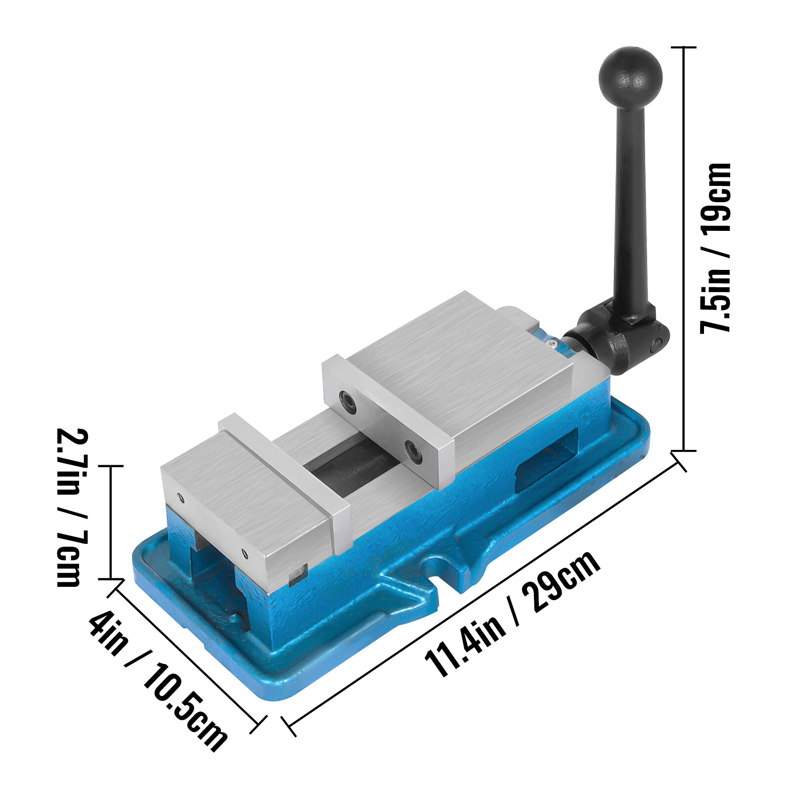 VEVOR 3 Inch Accu Lock Vise Precision Milling Machine Bench Clamp Vise ...