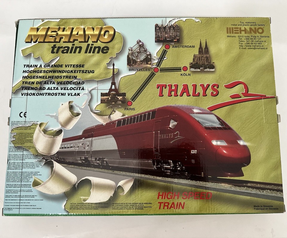 MEHANO Train Line HO Scale Passenger Train Set Thalys #2 | eBay