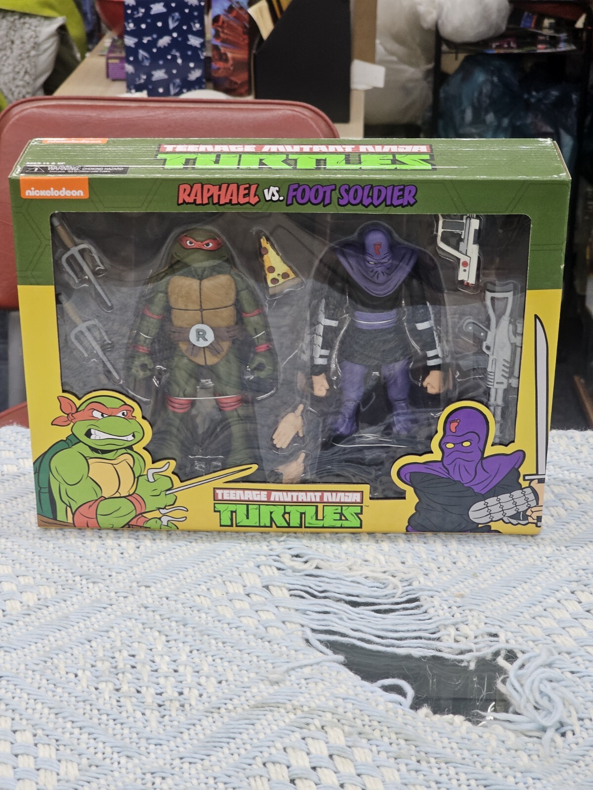 Raphael vs Foot Soldier 2-Pack NECA Teenage Mutant Ninja Turtles ...
