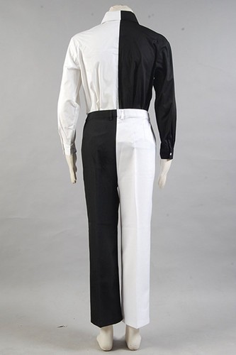 Batman Two-Face Harvey Dent Cosplay Costume Tie Jacket Black White Suit ...