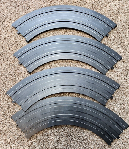 Nascar Life Like 9" Curve Track Slot Car Race Pieces Racing HO Scale | eBay