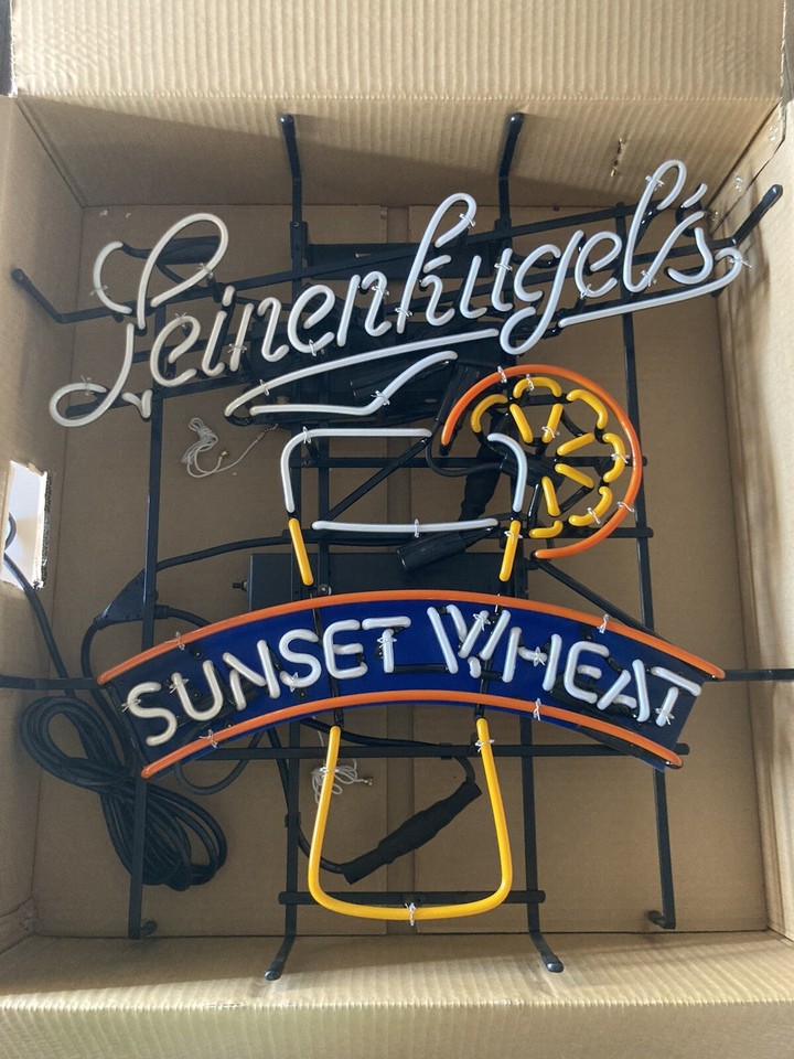 PICK UP ONLY!!! New Leinenkugels Sunset Wheat Beer Bar Neon Light Sign ...
