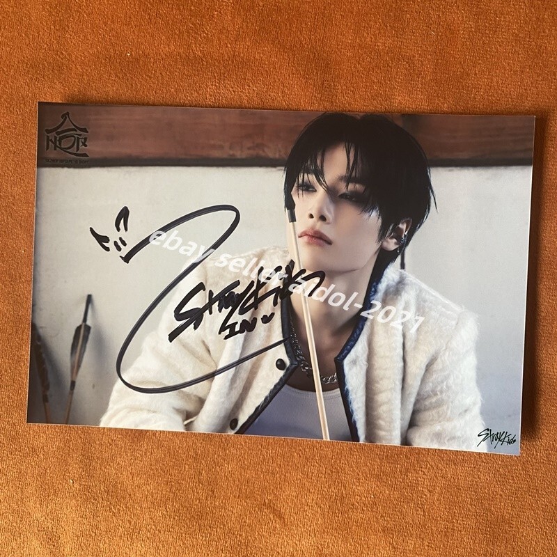 STRAY KIDS 合 HOP WALKING ON WATER AUTOGRAPHED SIGNED PHOTO 4*6 K-POP ...