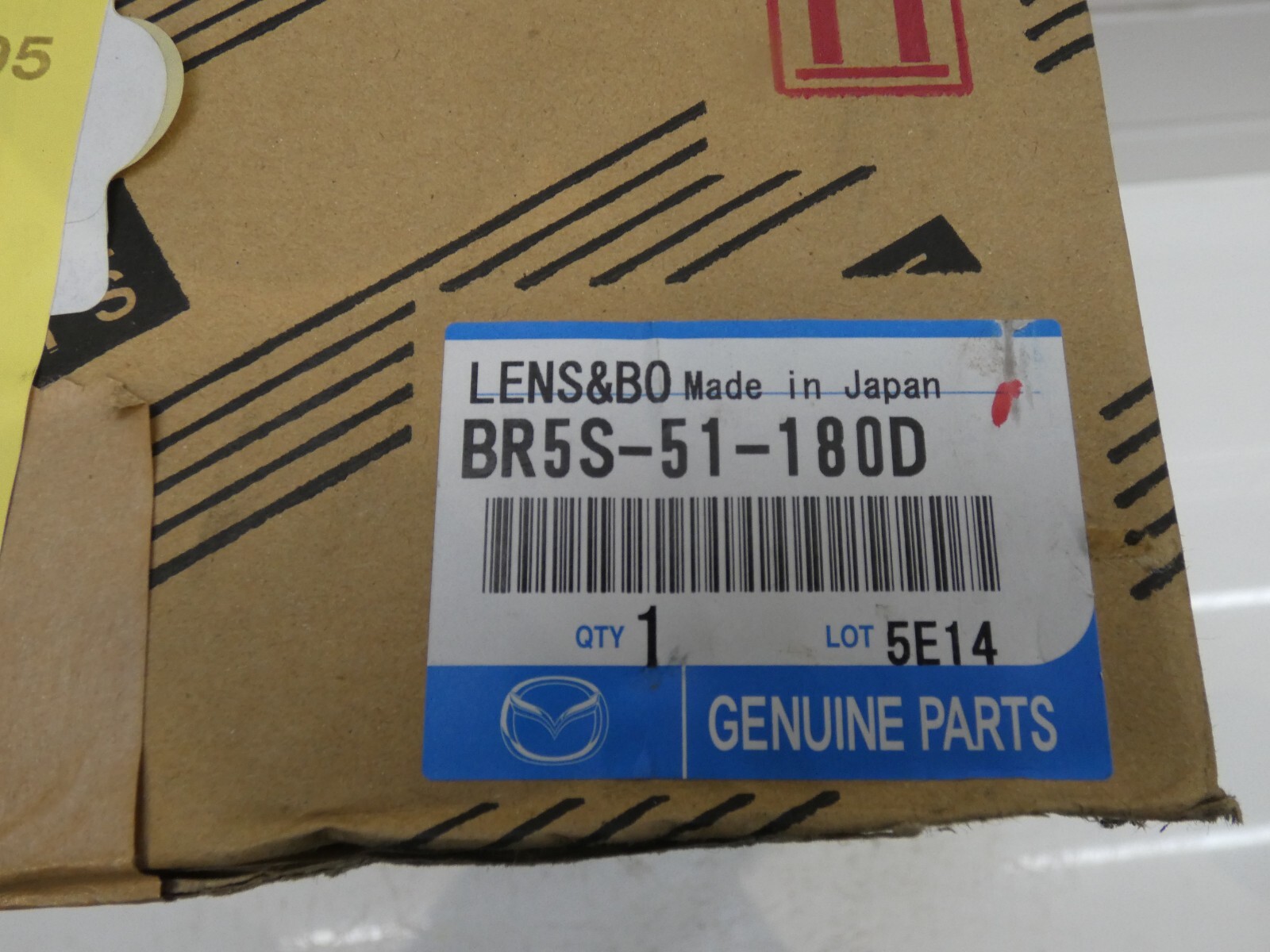 MAZDA 3 BK LEFT REAR TAIL LIGHT LAMP OUTER BR5S-51-180D NEW GENUINE ...