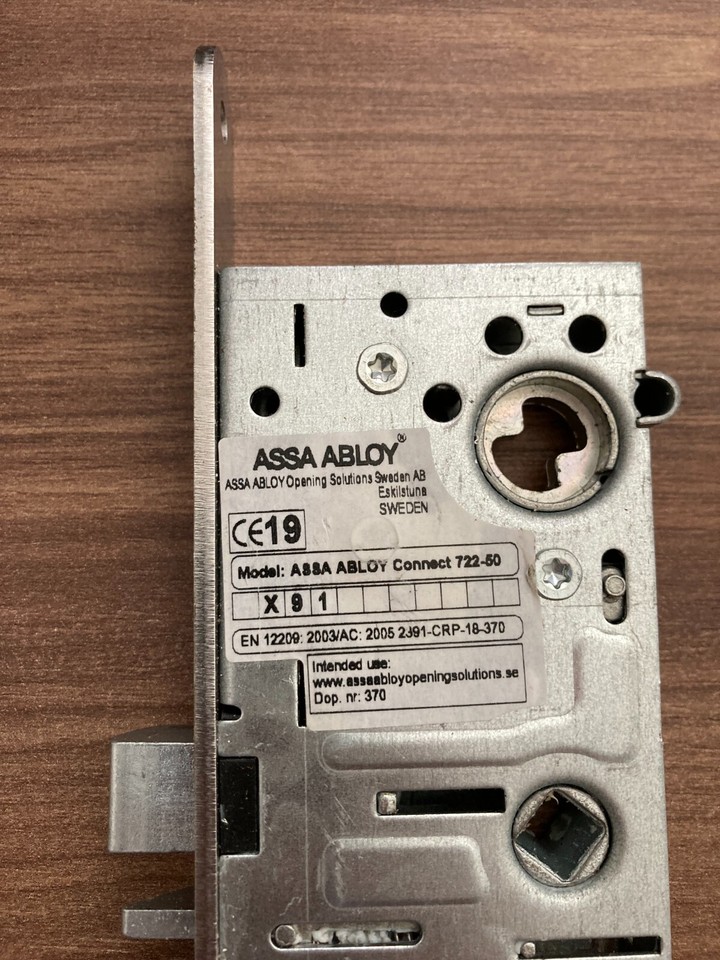 Assa Abloy Lock Case Connect 722-50 L: 22.5cm Emergency Exit Double ...