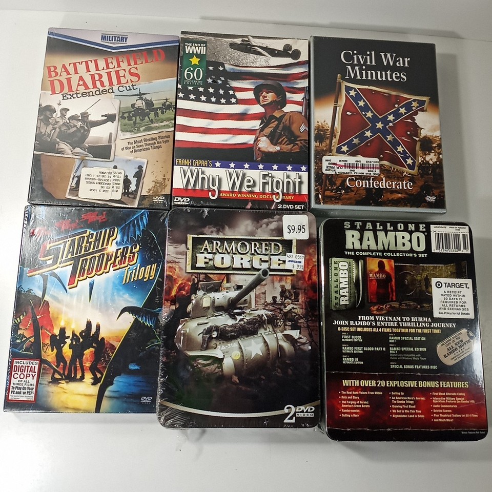 Lot of 69 NOS DVD Lot Factory Sealed Singles Box Sets Tins Special ...