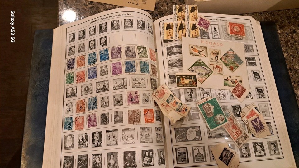 1963 Ambassador Album Stamp Book Stamps Of The World Tons of Stamps In ...