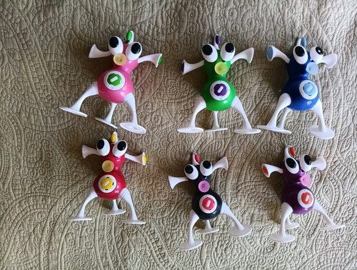 6 Vintage Zizzle IZ 2006 McDonald's Happy Meal Space Alien All ...