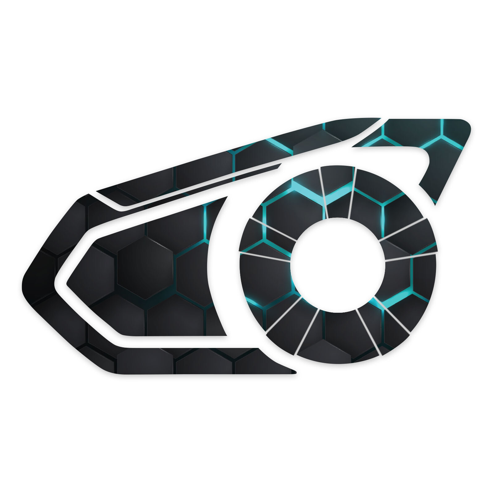 For SENA 30K Removable Skin Cover Sticker Protection Hexagon | eBay ...