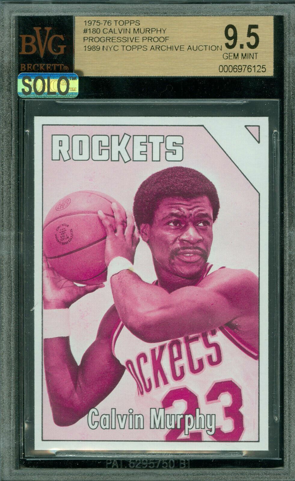1975-76 TOPPS LOA # 180 CALVIN MURPHY PROOF BGS 9.5 MAC SOLO FINEST $600 CARD * | eBay