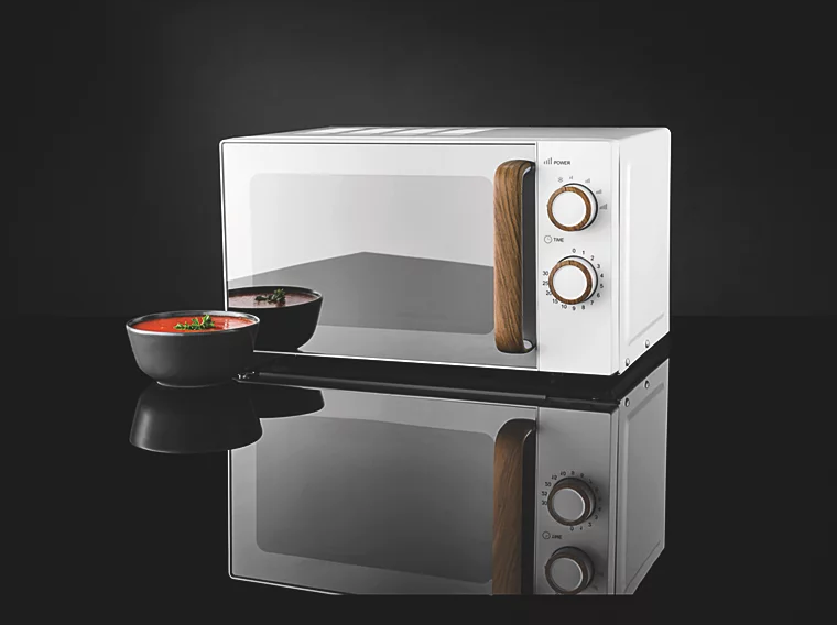 George Home SMON001W3G Manual Microwave Oven Scandi 17L 700w Matte ...