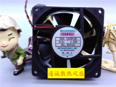 MECHATRONICS E9225M12B 12V 0.235A 9025 9cm power supply chassis fan | eBay