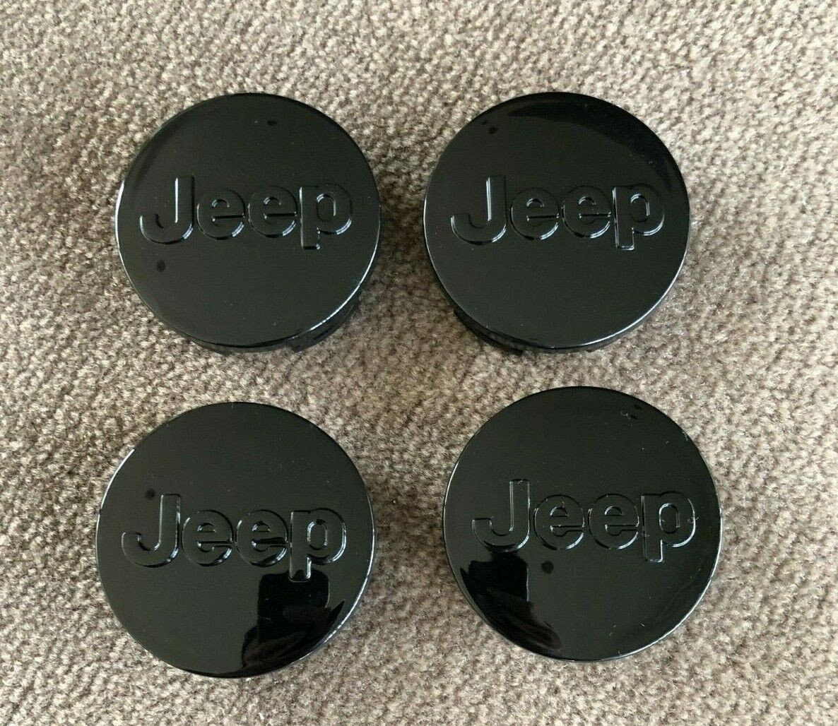 4 X Rim Wheel Centre Caps For Jeep Grand Cherokee, Compass, Wrangler ...
