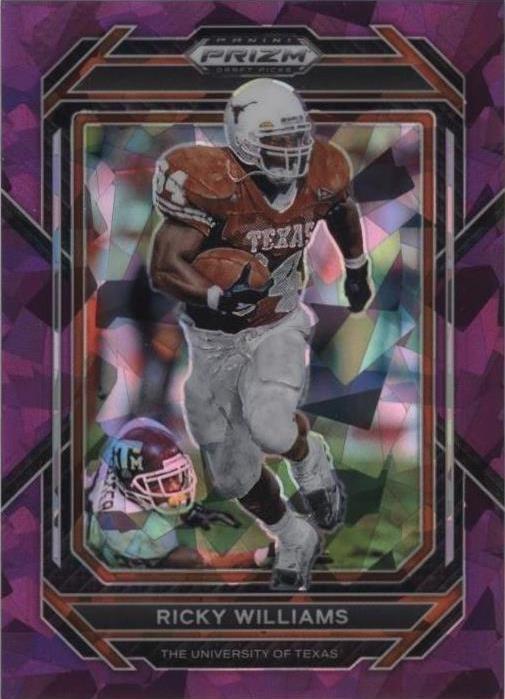 2023 Panini Prizm Draft Picks - Ricky Williams #94 Purple Ice Prizm ...