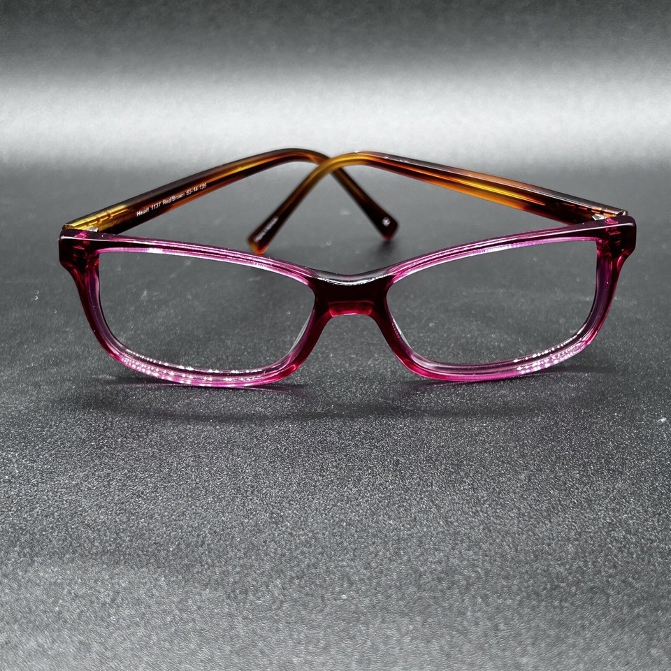 Heartland Heart 1137 Eyeglasses Frame Purple/Red Brown 53-14-135 Used ...